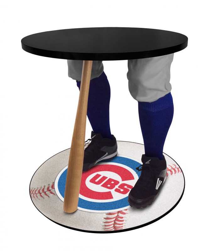 Chic Cubs Baseball Table - Team Tables